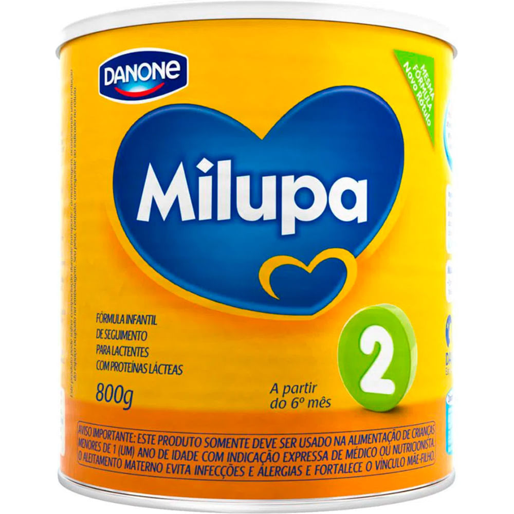 Fórmula Infantil Milupa 2 800g - fortatacadista