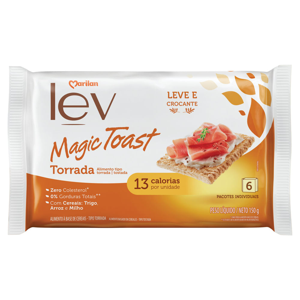 Torrada Marilan Magic Toast Tradicional 150g - fortatacadista