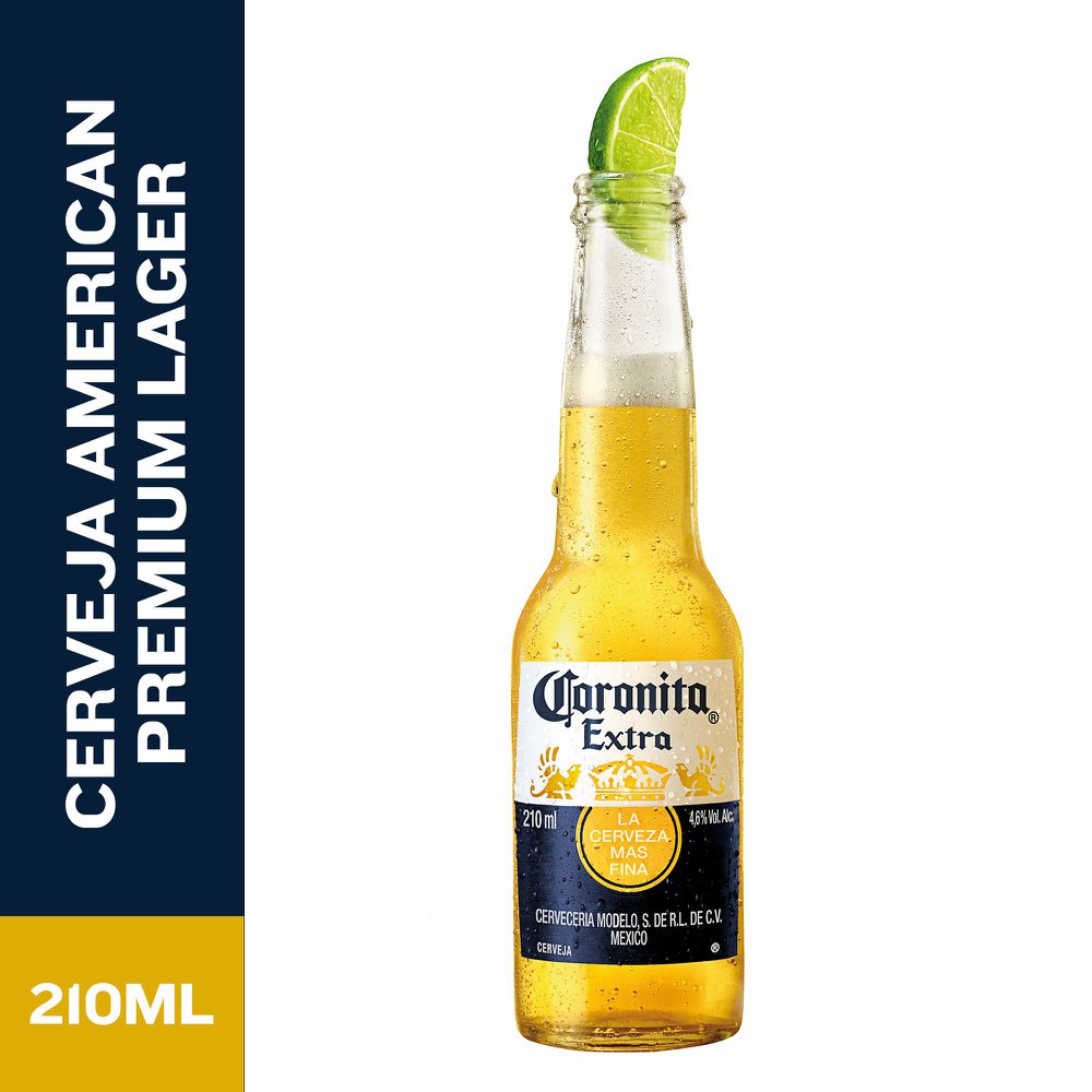 Cerveja Coronita Garrafa 210ml - fortatacadista